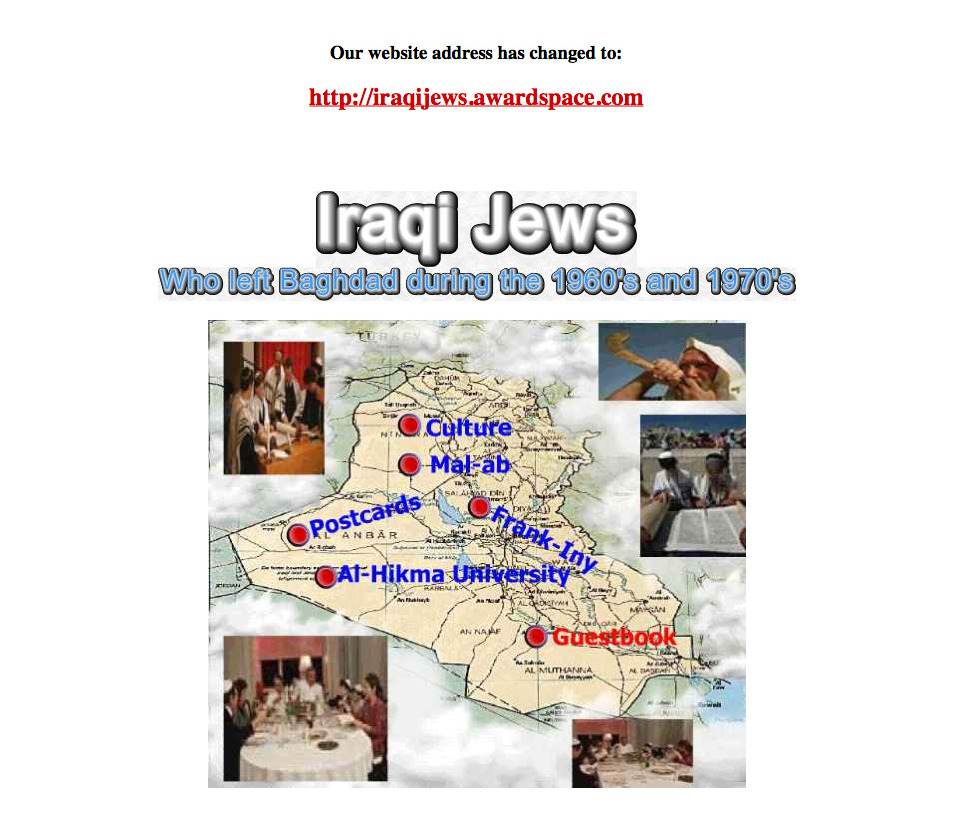 Iraqi Jews who left Baghdad during the 1960s and 1970s - Web Site - B&F ...