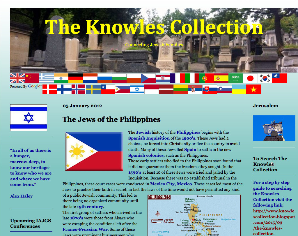 The Knowles Collection - The Jews of the Philippines - B&F: Jewish ...