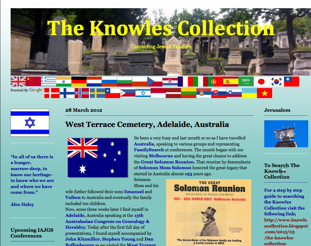 The Knowles Collection - West Terrace Cemetery, Adelaide, Australia - B ...