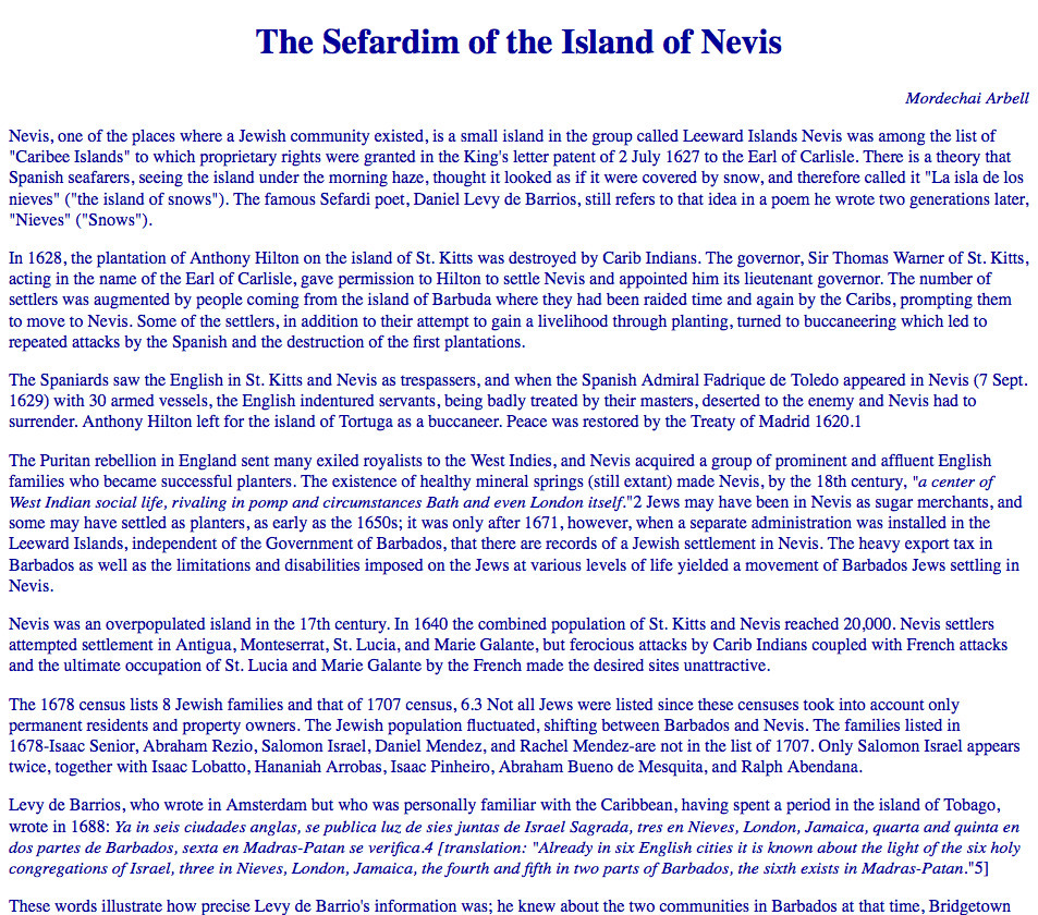 Sefarad: European Sephardic Institute - The Sefardim of the Island of ...