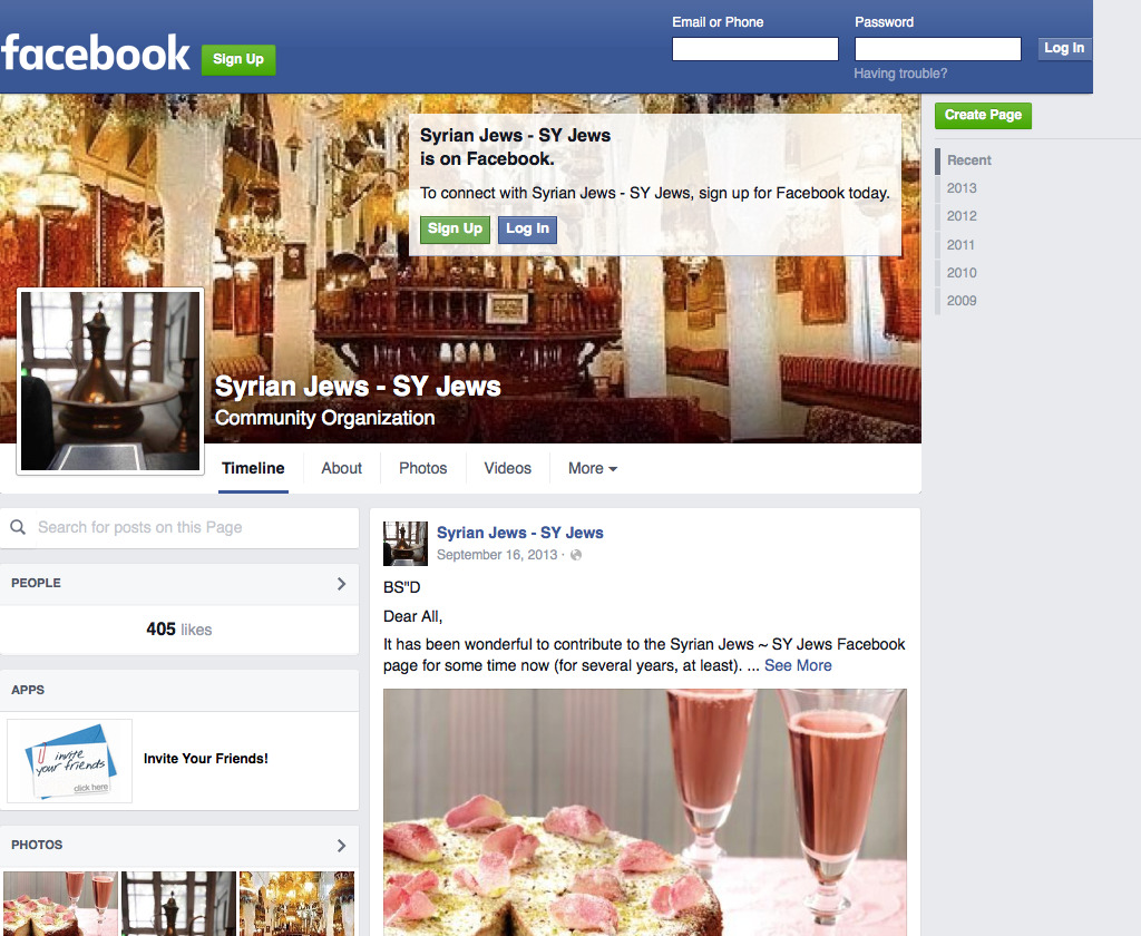 Syrian Jews - SY Jews - Facebook (retired) - B&F: Jewish Genealogy and More